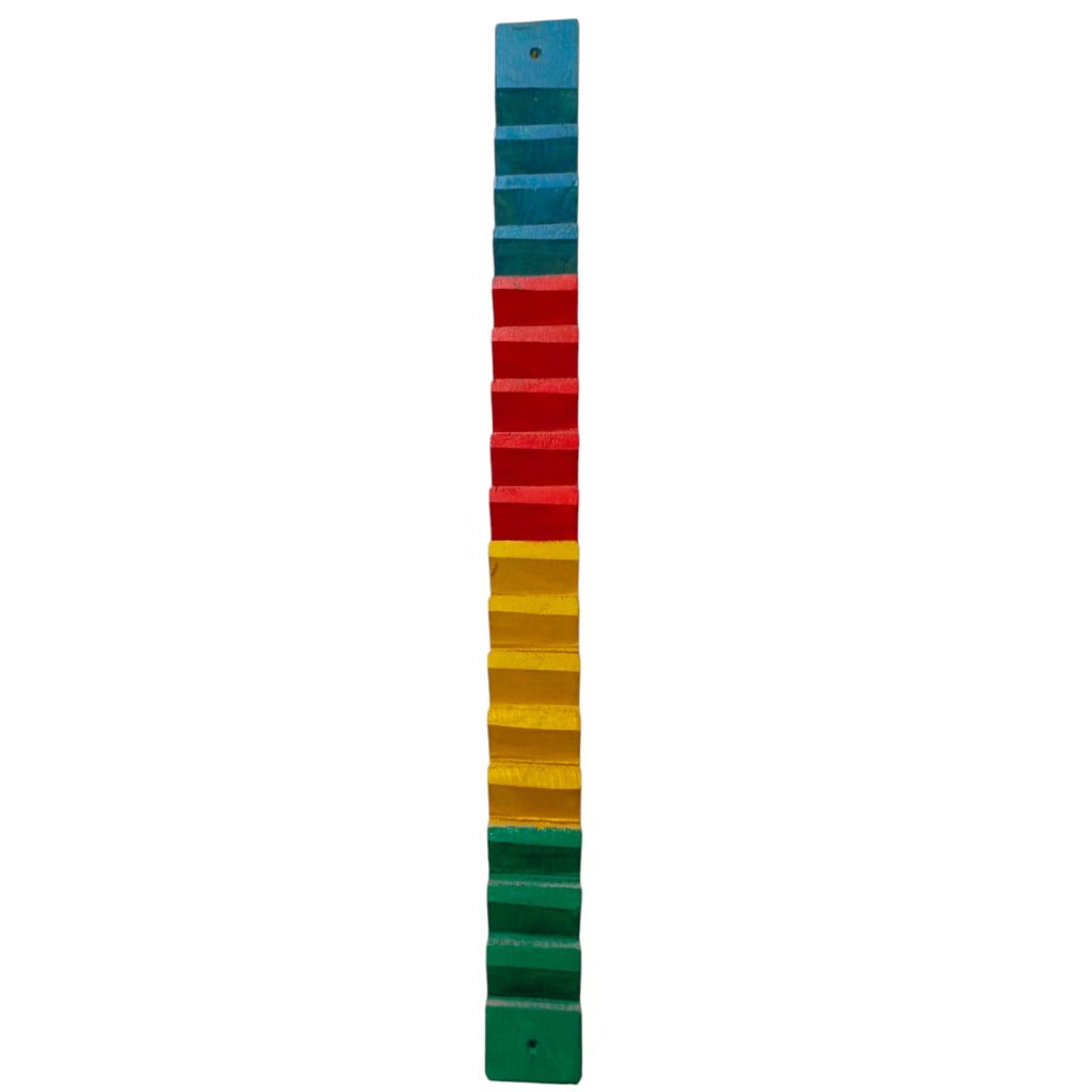 Colourful Finger Wall Ladder ( Wooden ) - PhysioNest